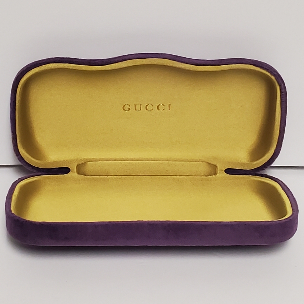 Gucci Purple Velvet Eyeglass Case - Gem